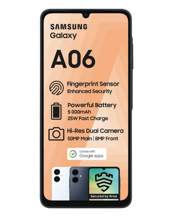 Galaxy A06 Box Deal 64GB Blue Cellphone Cell C – LEGiT