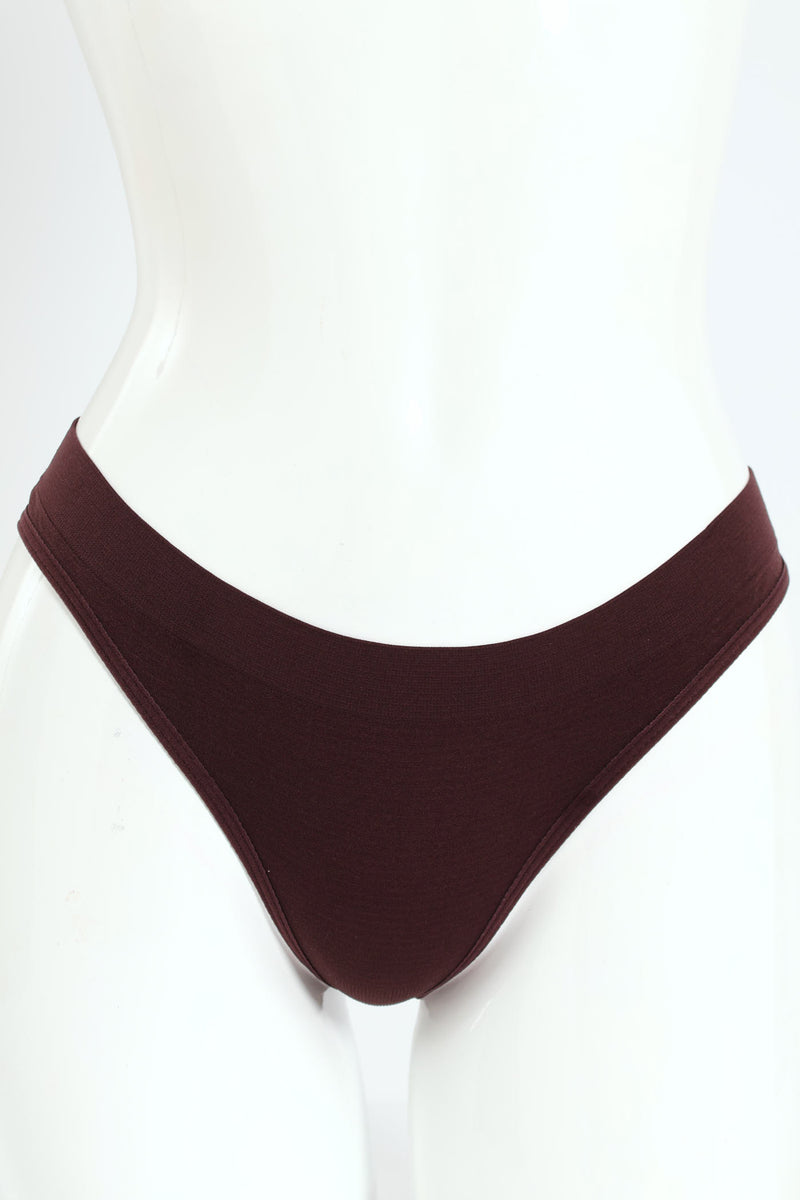 3 Pack Seamless G-String Panties - Deep Teal/Fudge/Naval – LEGiT