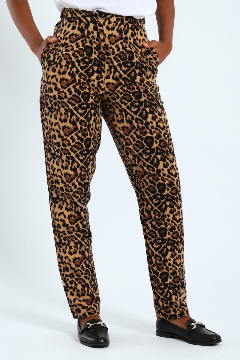 Animal Print Slimleg Pants - Animal – LEGiT