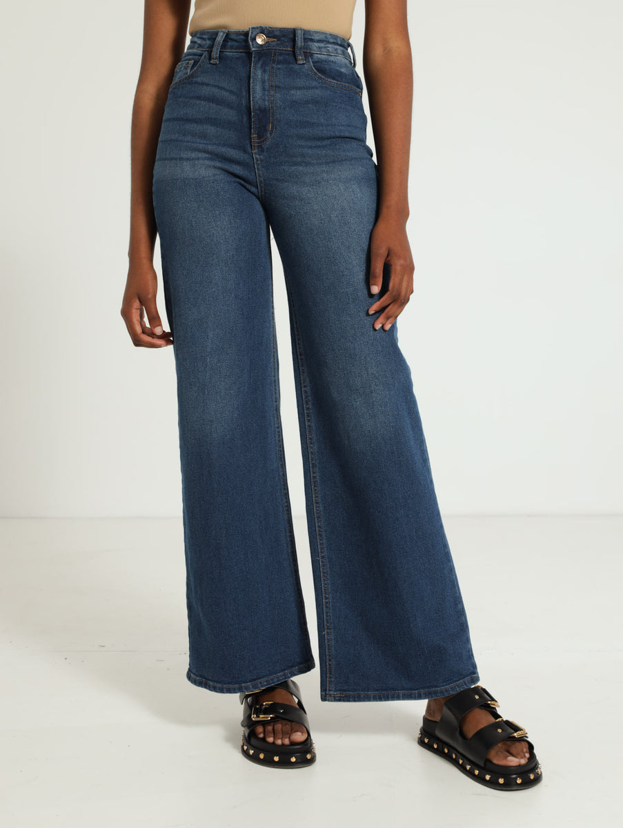 Wideleg Straight Denim Jean – LEGiT
