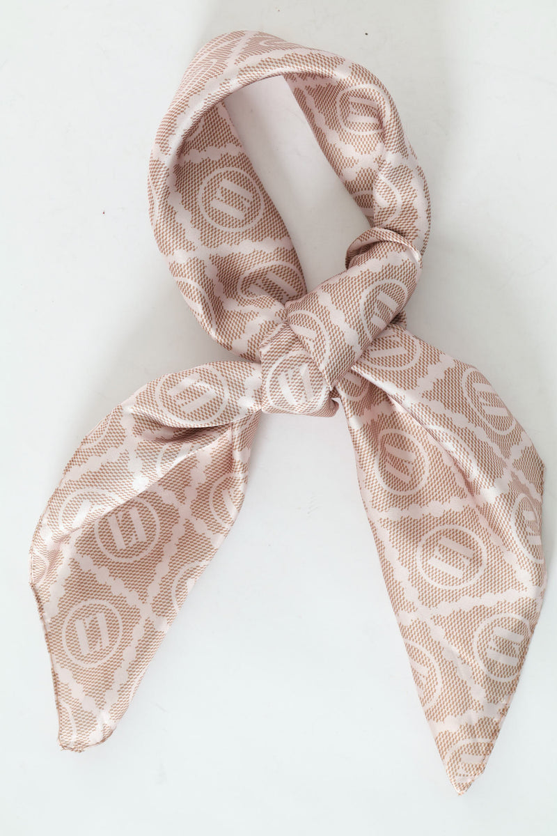 Updated Monogram Satin Scarf - Multi – LEGiT
