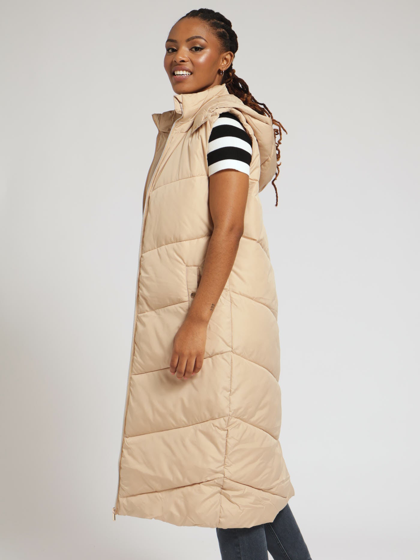 Padded Bomber Jacket - Tan – LEGiT