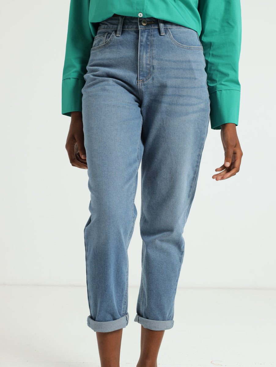 Push-Up Comfort Stretch Mom Jean – LEGiT