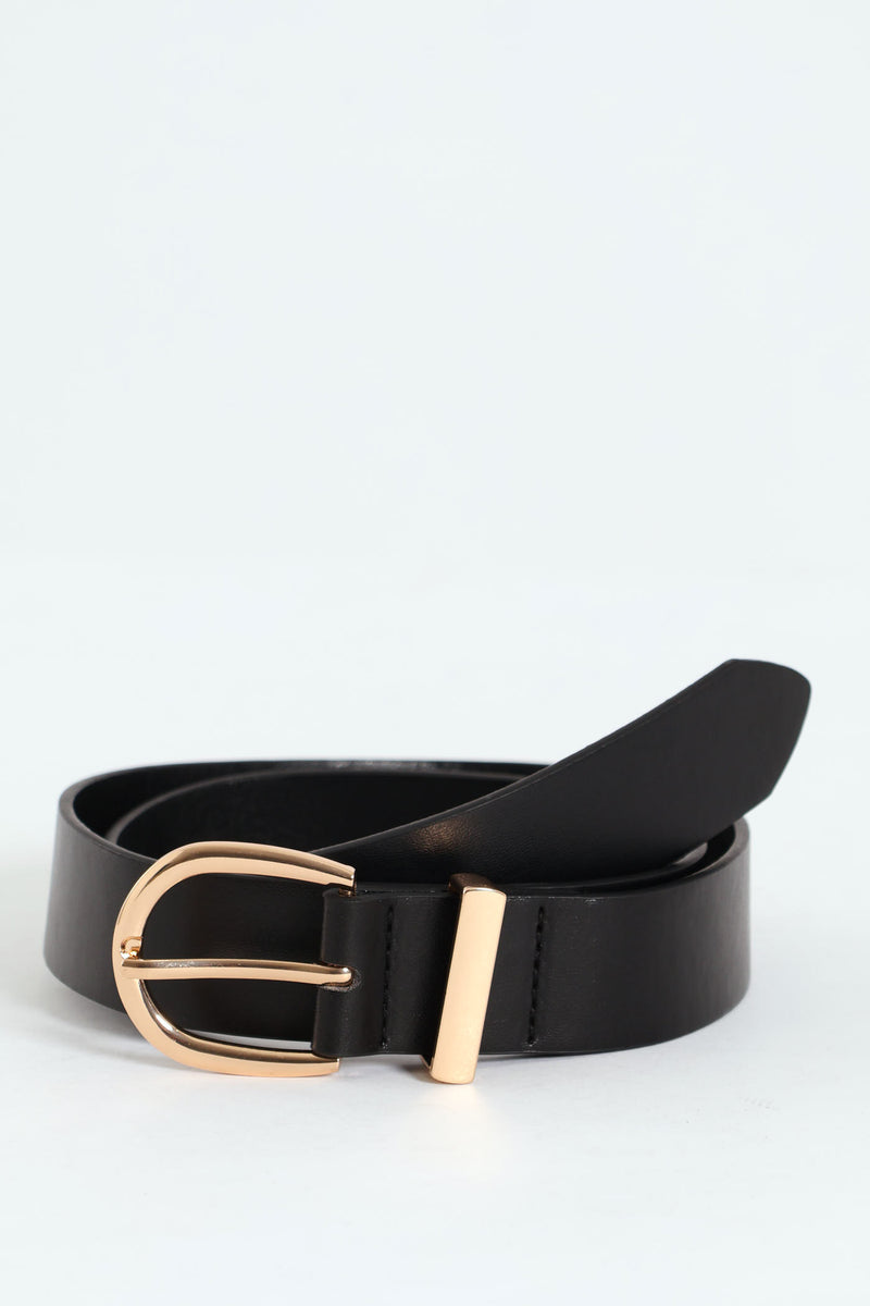 Buckle & Metal Loop Core Belt - Gold – LEGiT