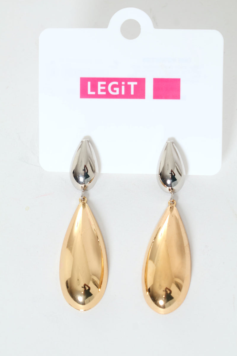 Double Tear Drop Earring - Multi – LEGiT