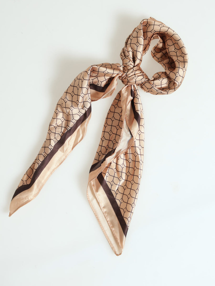 Monogram Satin Scarf – LEGiT