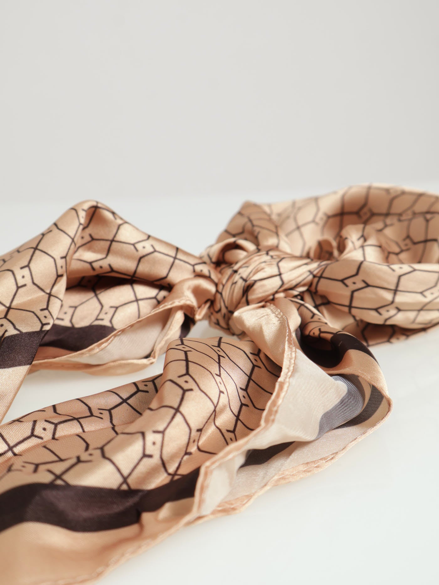 Monogram Satin Scarf – LEGiT