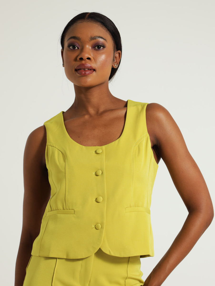 Panel Detailed Waistcoat – LEGiT