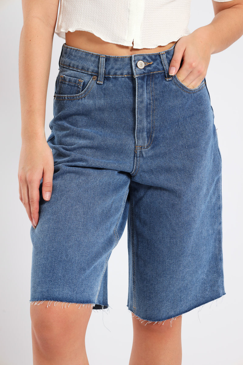Denim Jorts - Stonewash – LEGiT