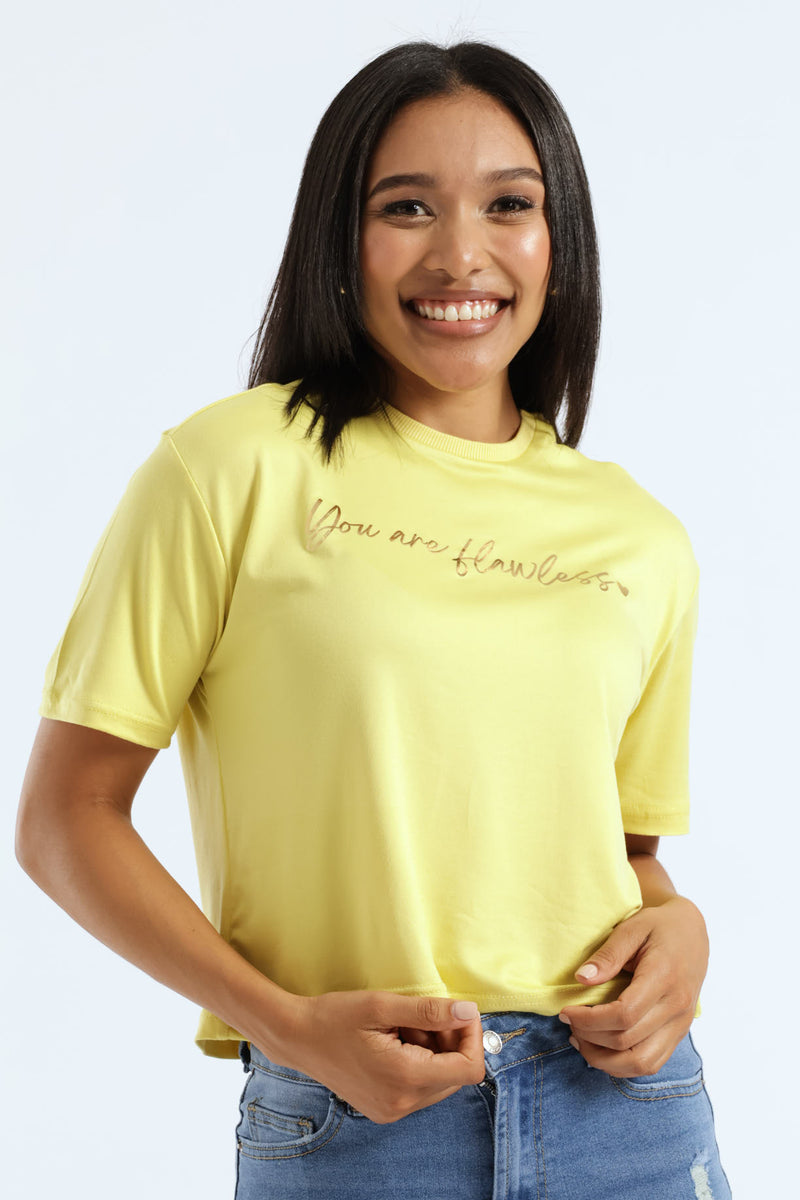Flawless Screen Tee - Lime – LEGiT