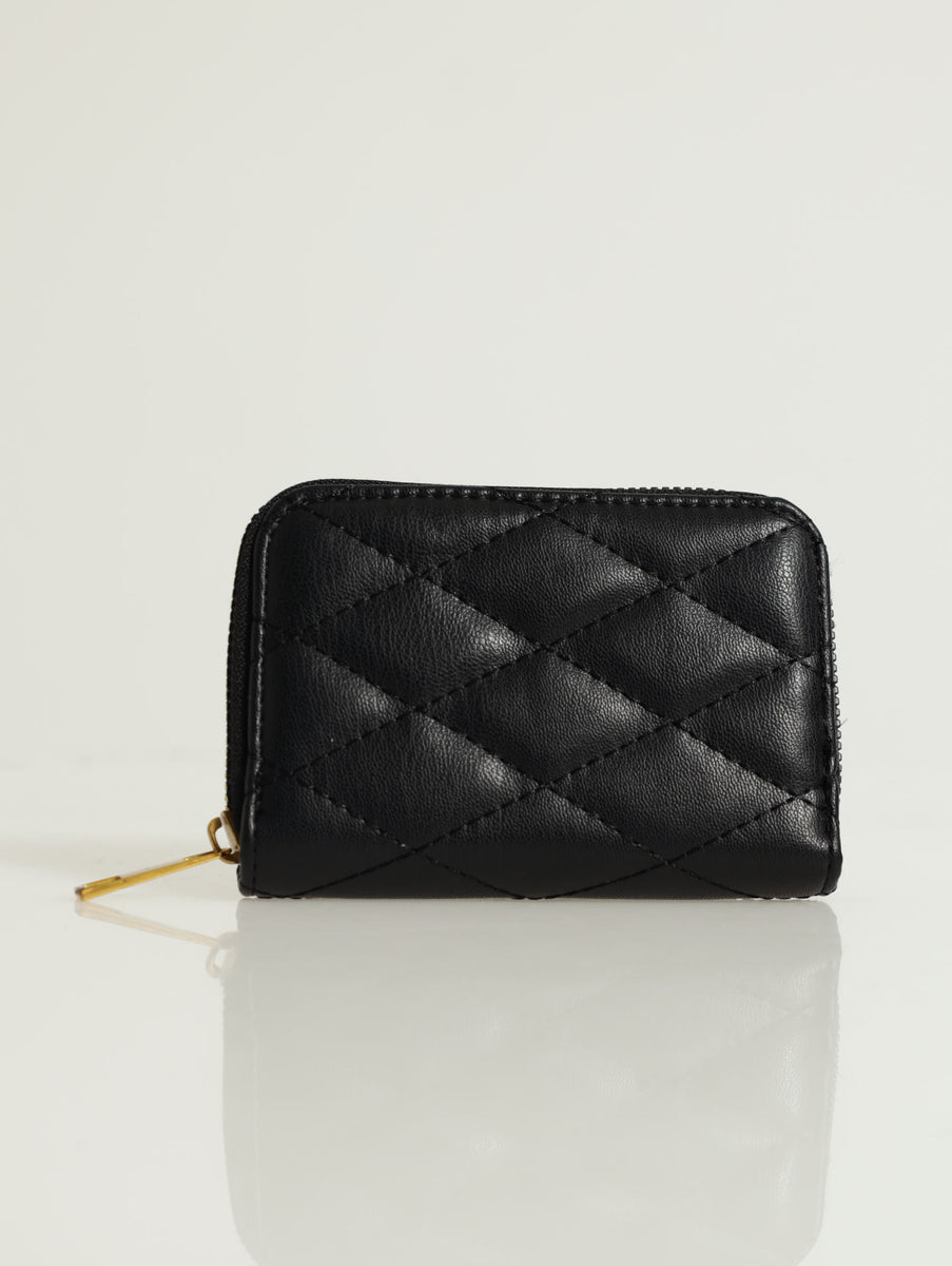 Quilted Single Zip Purse – LEGiT