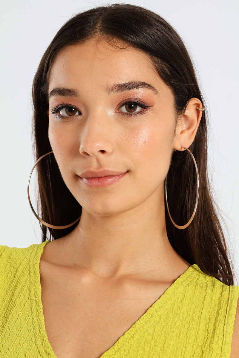 Large Hoop Earrings - Silver – LEGiT