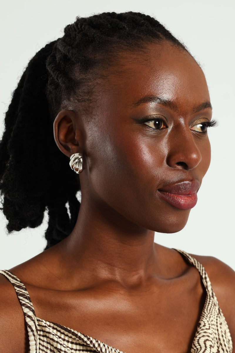 2 Pack Statement Ripple Earrings - Gold/Silver – LEGiT