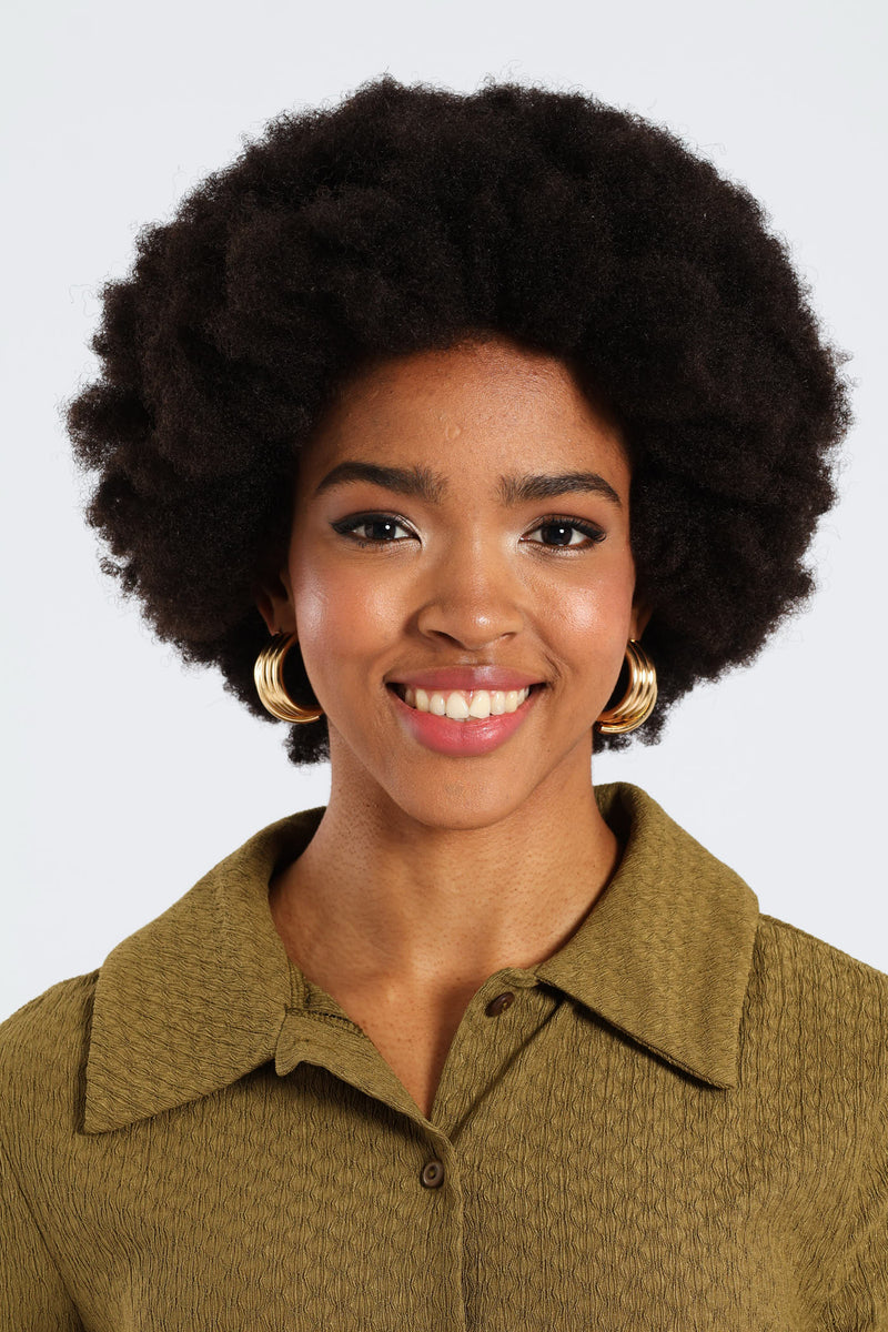 Double Layered Statement Earrings - Gold – LEGiT