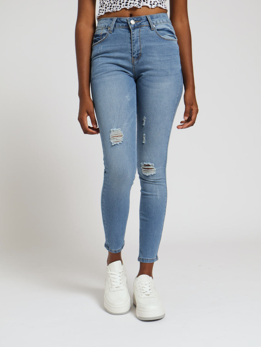 Abraised Dart Back Skinny Jean – LEGiT