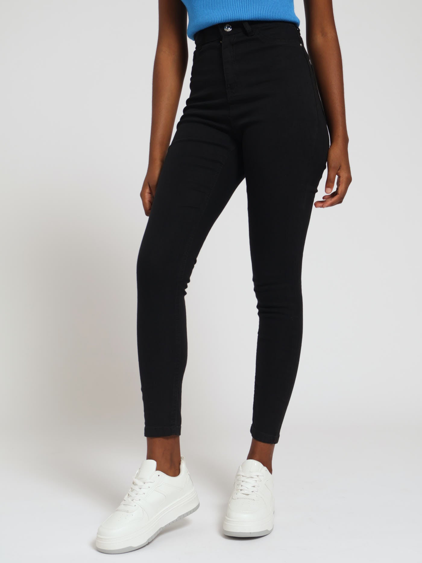 Super Hirise Skinny Denim Jean - Black – LEGiT