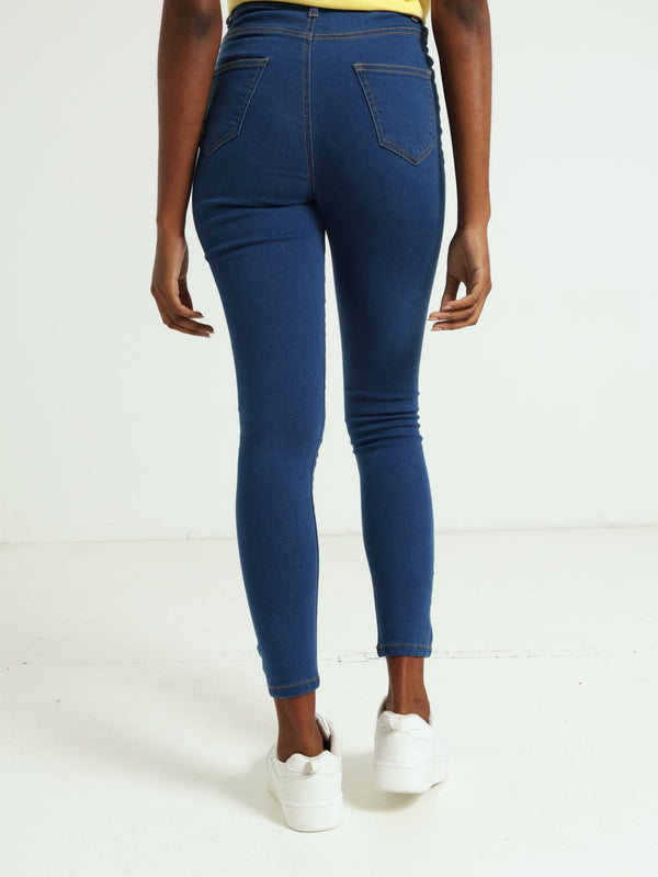 Super Hi Rise Skinny Jean Stone Wash Legit