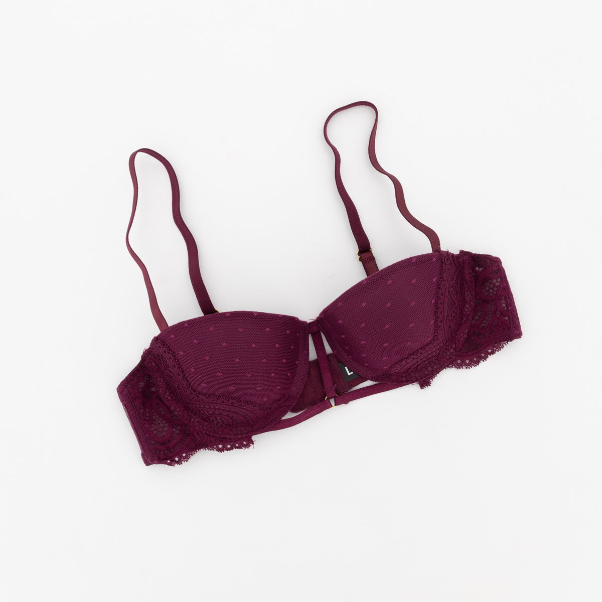 Strappy Combo Lace Balconette Bra – LEGiT