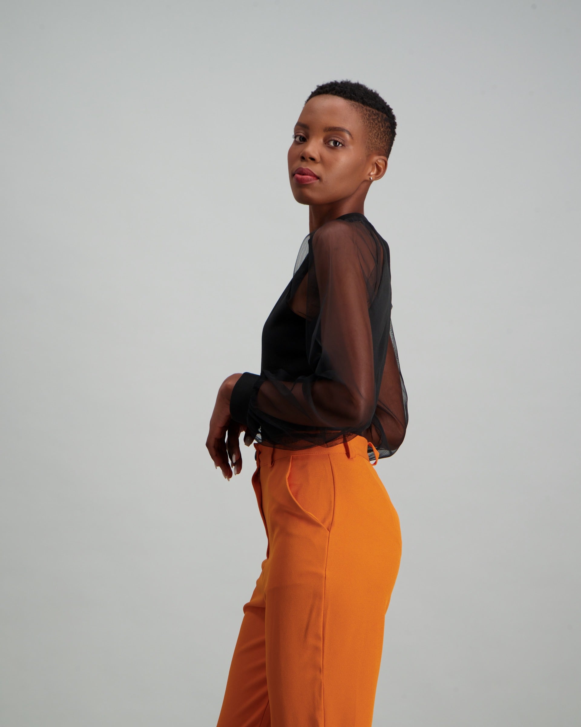 Long Puff Sleeve Bodysuit - Black – LEGiT