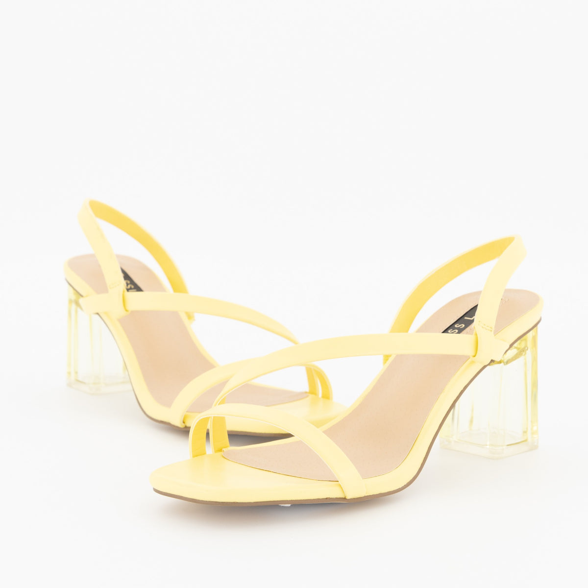 Coloured Smokey Perspex Block With Back Strap - Light Yellow – LEGiT