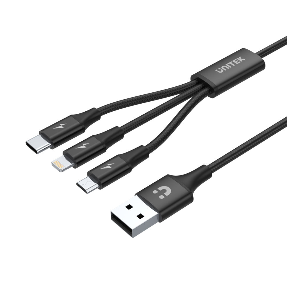 3 In 1 Multi Cable 1.2M - Black – LEGiT