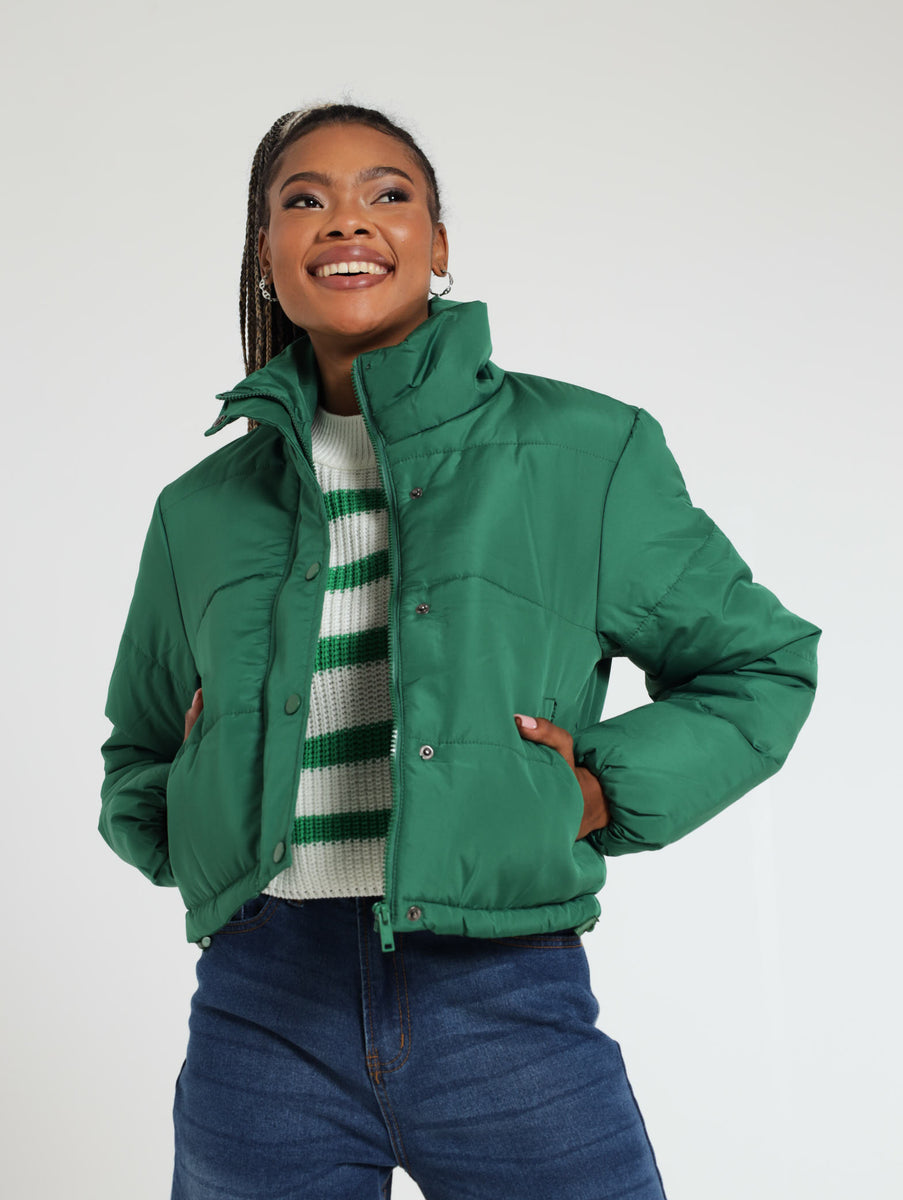 Hi Neck Bomber Jacket – LEGiT