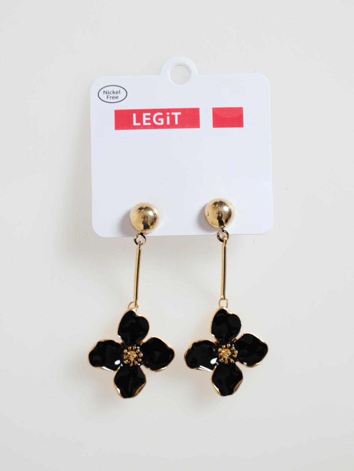 Glossy Flower Earrings – LEGiT