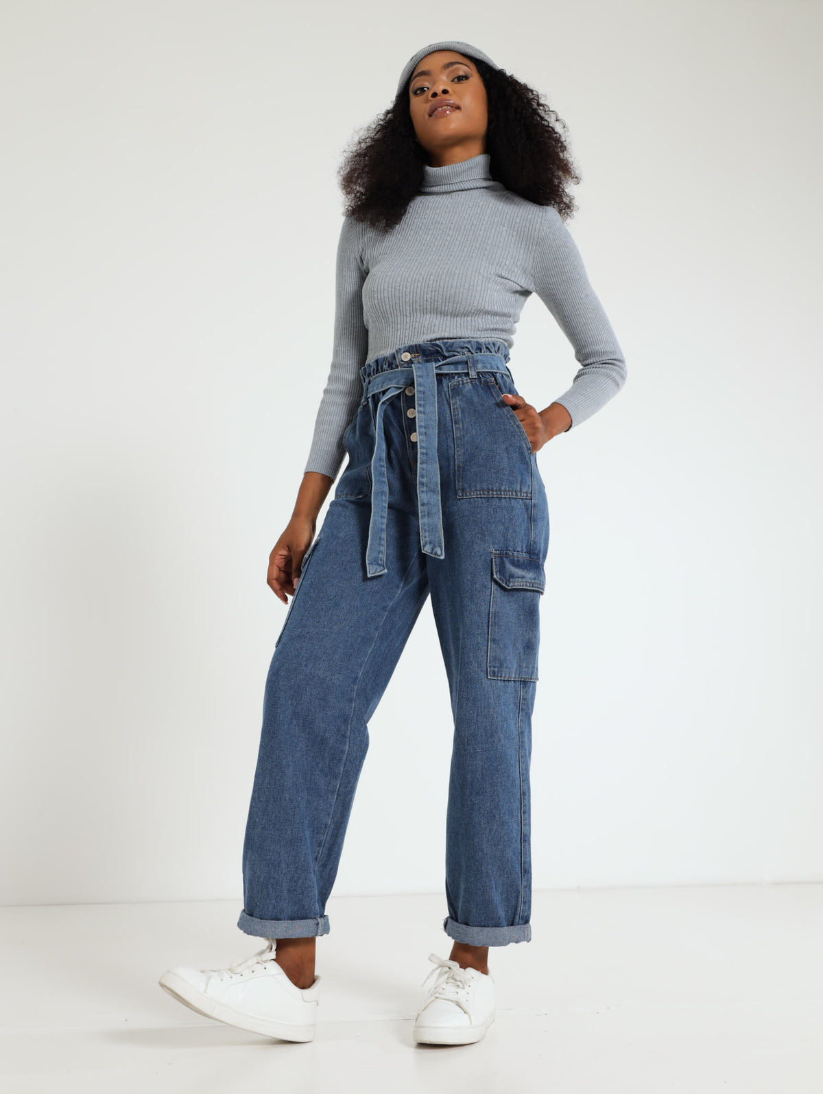 Cargo Pocket Belted Jean – LEGiT
