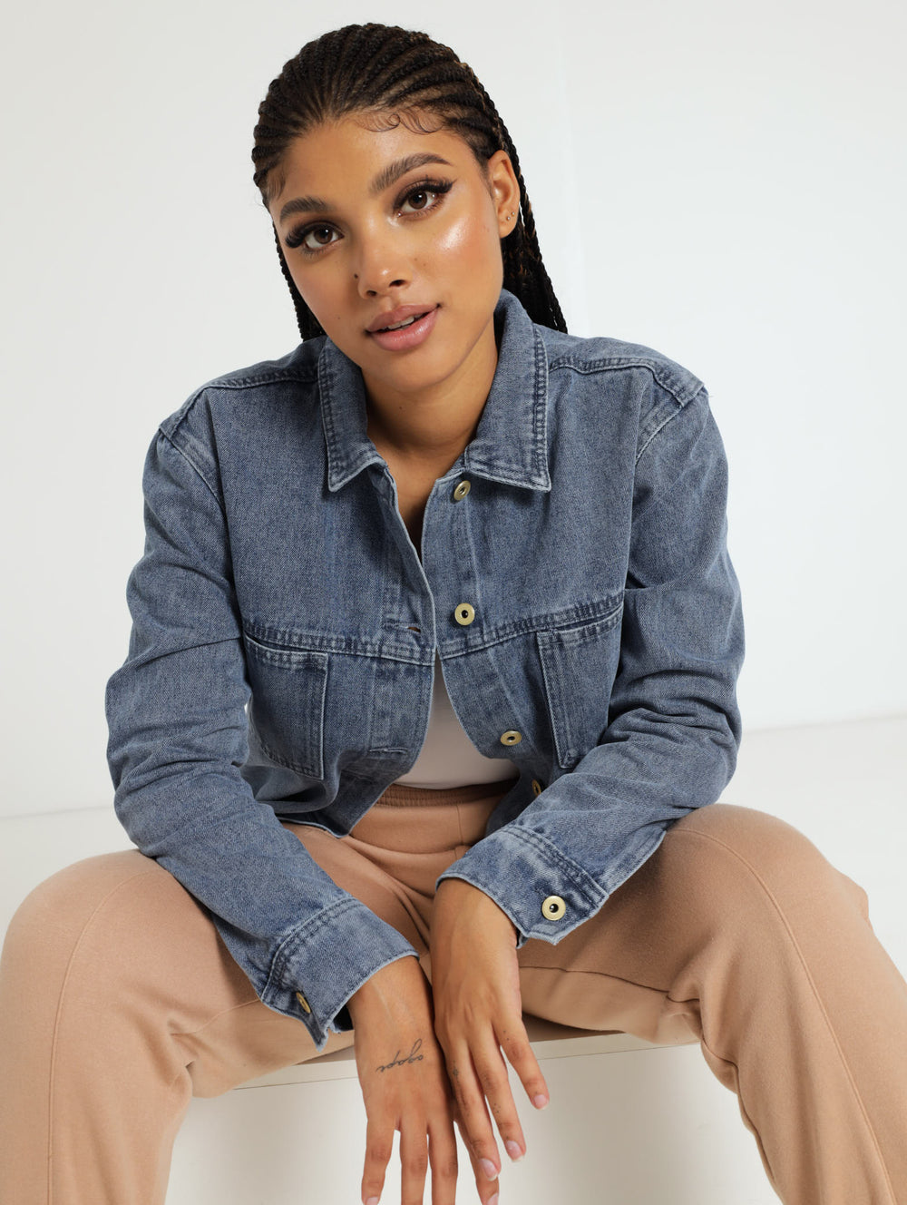 Denim Shacket – LEGiT